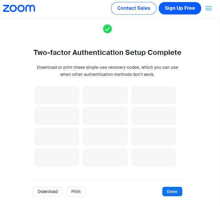 How do I add and manage MFA on Zoom?