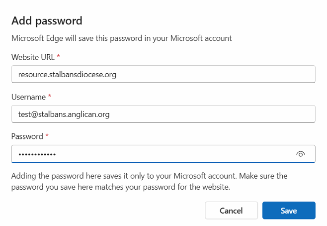 Managing passwords across subdomains in Microsoft Edge & Google Chrome