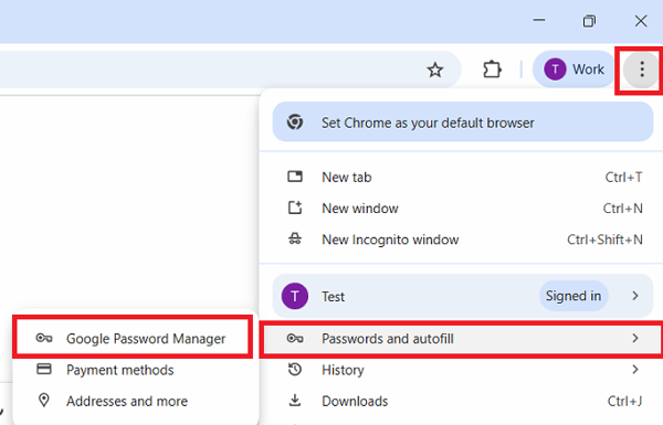 Managing passwords across subdomains in Microsoft Edge & Google Chrome