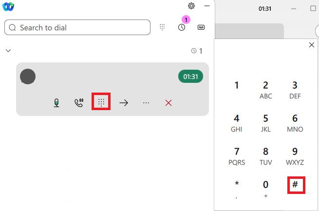 Where is the pound £ key for voice call multi-factor authentication ...