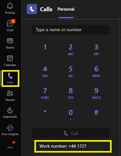 Teams Phone: Numbers