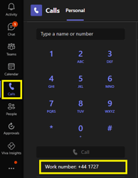 Teams Phone: Numbers